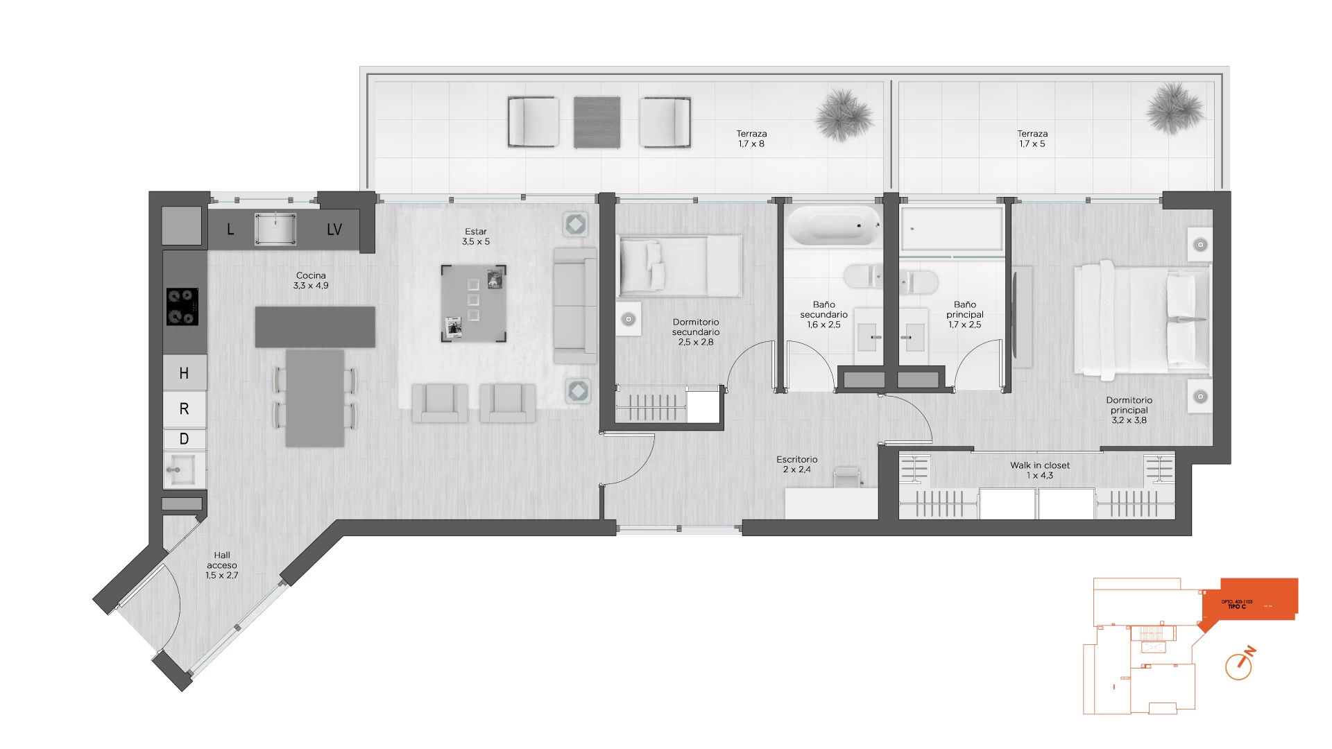 Edificio Las Nieves Departamentos Vitacura | Inmobiliaria MPC